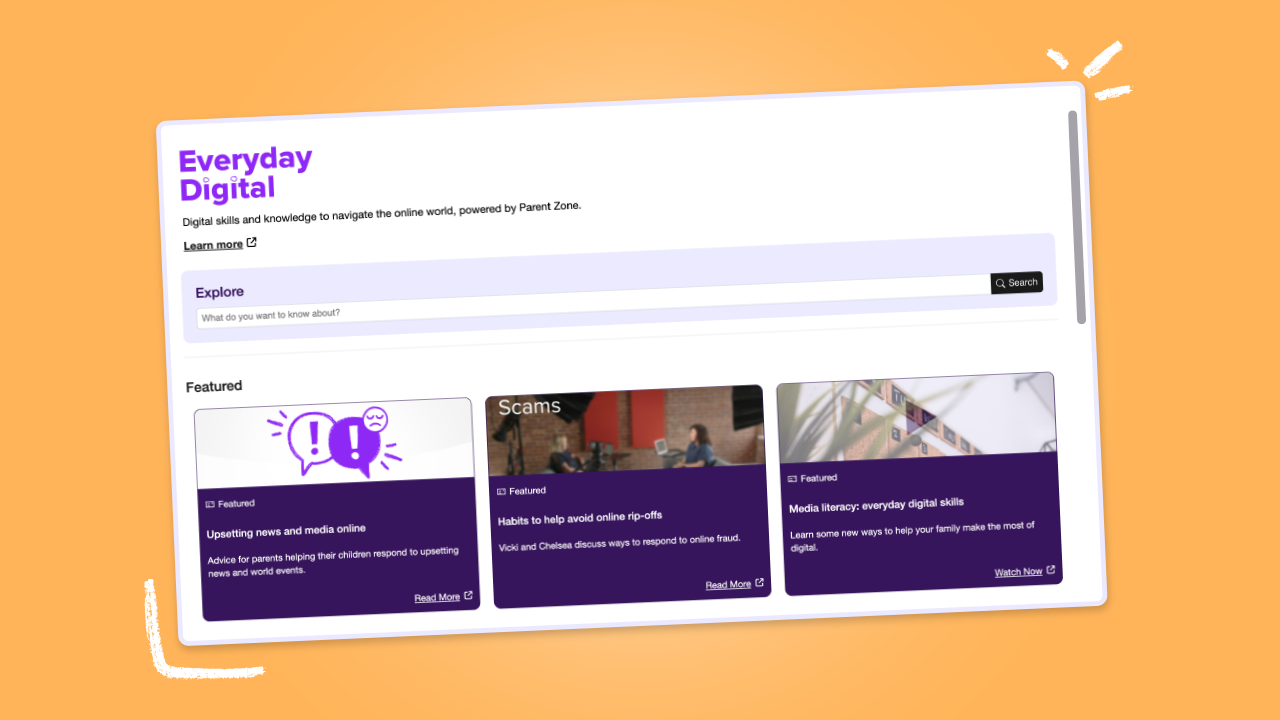 Everyday Digital | Parent Zone | At the heart of digital family life