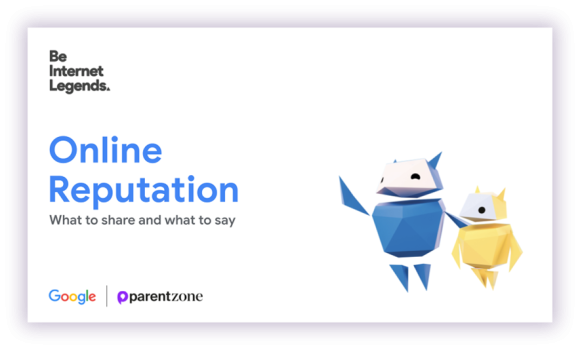 Be Internet Legends interactive lessons | Parent Zone