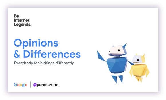 Be Internet Legends interactive lessons | Parent Zone