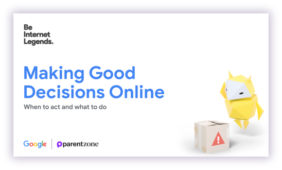 Be Internet Legends interactive lessons | Parent Zone