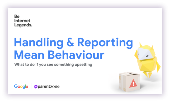 Be Internet Legends interactive lessons | Parent Zone
